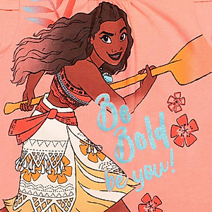 Disney Moana Toddler Girls Graphic T-Shirt Mesh Skirt and Scrunchie 3 Piece Outfit Set 5T