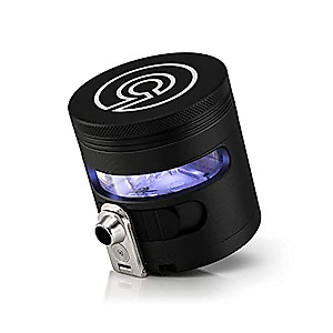 Tectonic9 MANUAL Herb Grinder w/ AUTOMATIC Electric Herbal Spice Dispenser Large 2.5" Aluminum Alloy