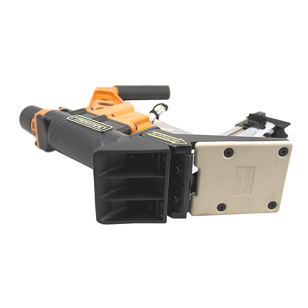 Freeman PDX50C Lightweight Pneumatic 3-in-1 15.5-Gauge and 16-Gauge 2" Flooring Nailer and Stapler Ergonomic and Lightweight Nail Gun for Tongue and Groove Hardwood Flooring