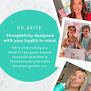 Dr. Brite Mint Natural Whitening Toothpaste with Activated Coconut Charcoal and VIT C, Mint, 5 Ounce (TRTAZ11A)