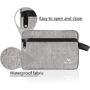 MATEIN Toiletry Bag for Men (2 Packs), Waterproof Dopp Kit Bathroom Shaving Bag for Toiletries, Small Accessories Small Cosmetics & Makeup Organizer for Traveling