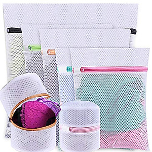 BAGAIL Set of 11 Mesh Laundry Bags for Your Blouse,Skirt,Shirt,Pants,Jeans,Dress,etc