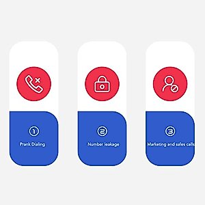 Call Blocker, Caller ID Box Phone Blocker, Call Blocking Device, 2000 Numbers for Landline Phones Answering Machine Home Cordless Phones