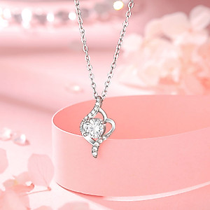 PINKDODO Mothers Day Gifts for Mom from Daughter, Mother Daughter Necklace, Mom Gifts from Daughter, Mother's Day Christmas Gifts for Mother Mom Daughter Necklace Gift