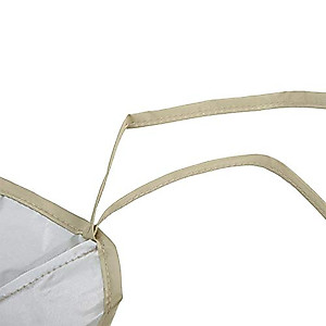 GOTOTOP Outdoor Swing Cushion Cover 3 Seater,Outdoor Patio Swing Cushion Chair Replacement, Waterproof Protection Swing Hammock Cover for Patio, Garden, Balcony, Backyard 59.1 x 19.7 x 3.9in(Beige)