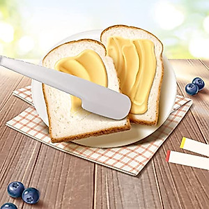 Stainless Steel Spatula Spreader Knife, Peanut Butter and Jelly, Chocolate or Strawberry Jam Stirrer & Jar Scraper Multifunction Stir & Scrape BIG Jars - Spread with Clean Hands By Simple preading