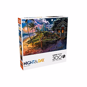 Buffalo Games - Beach Cabin - 300 Large Piece Jigsaw Puzzle