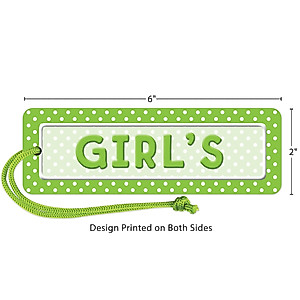 Teacher Created Resources Polka Dots Girls Pass (green), Green (4754)