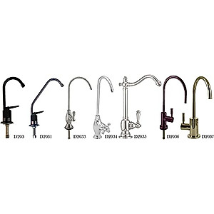 Westbrass D203-NL-62 6" Touch-Flo Style Pure Cold Water Dispenser Faucet, Matte Black