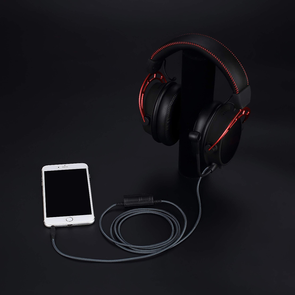 Cable Boom Microphone Compatible with HyperX Cloud Flight | 3.5mm Jack Headphone - Volume Control for Playstation PS4 or Xbox One Controller, PC, Tablet,Laptop,Smartphone - Boompro Gaming Mic (150CM)