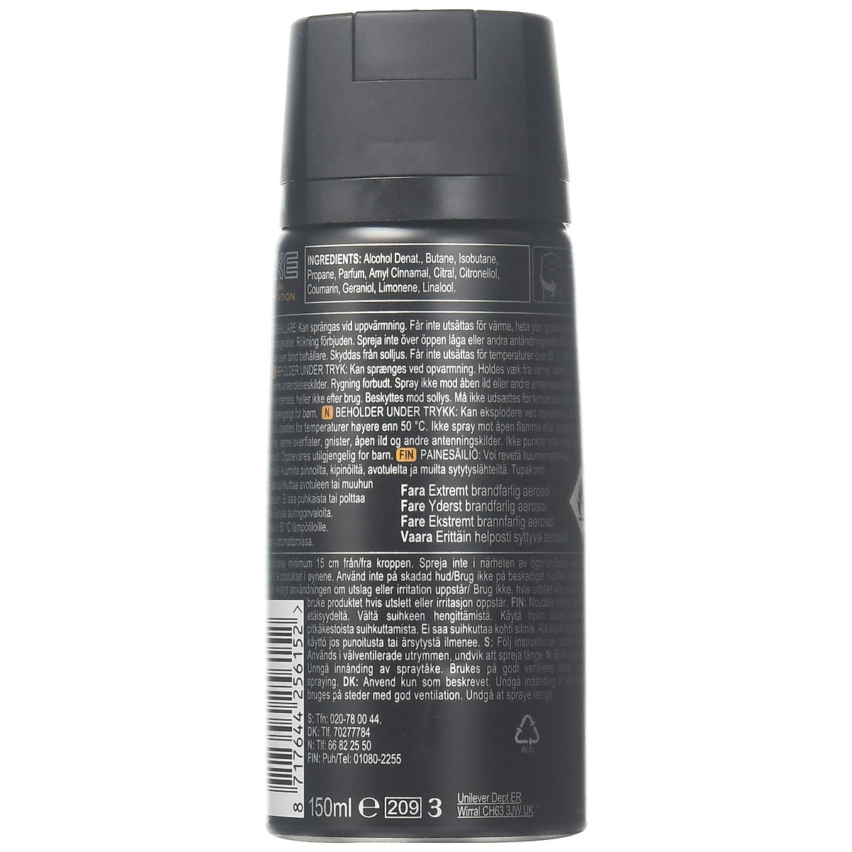 Axe Body Spray Dark Temptation 4Ounce - 4 Pack