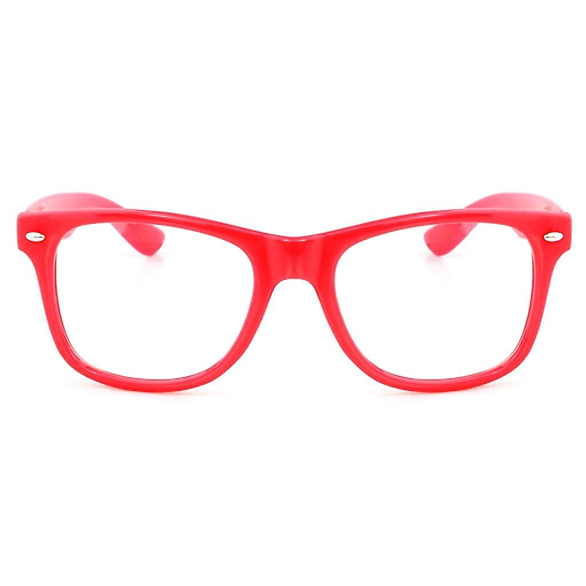 Art+Social 10 Black Nerd Glasses - Clear Lenses