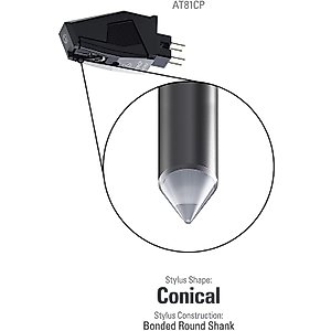 Audio Technica AT81CP Cartridge for SL QD2, SL QD35, SL QL1, SL QL15, SL QL5, SL QX300, SL V5