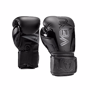 Venum Elite Evo Boxing Gloves - Black/Black