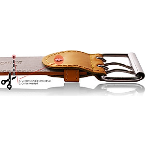 EURO Womens Thick Wide 2 Hole Leather Belt - BN9041 - Black 3XL