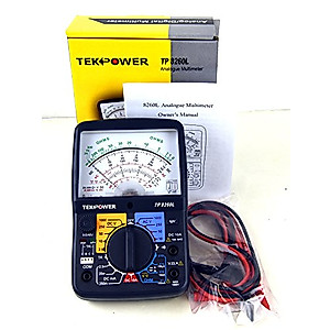 Tekpower TP8260L Analog Multimeter with Back Light, and Transistor Checking Dock
