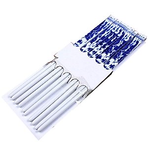 Cabilock Utensil Set Flatware Set 5 Pairs Chinese Blue and White Porcelain Chopsticks Ceramic Chopsticks Chinese Tableware (Random Pattern) Serving Utensils Set Dishware Sets