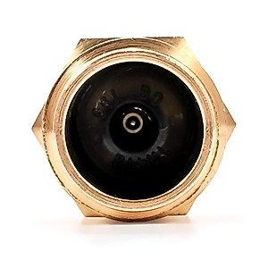 Camco RV Brass Blow Out Plug | Helps Clear Your RV's Water Lines During Winterization and Dewinterization (36153)