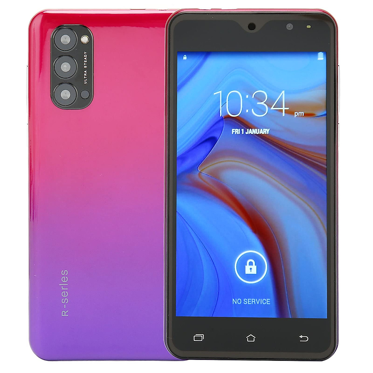 ASHATA 11.0 Phone, 5in Smartphone for 11, 2.4G 5G WiFi 5MP Front 8MP Rear Camera 4800mah MT6580 8 Core 1920x1080 2GB RAM 16GB ROM