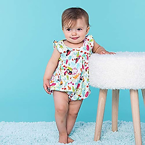 Lamaze Organic Baby baby boys Organic Girl, Boy, Unisex Rompers, One Piece Coverall Jumpsuit, Pink Watermelon, 24 Months US