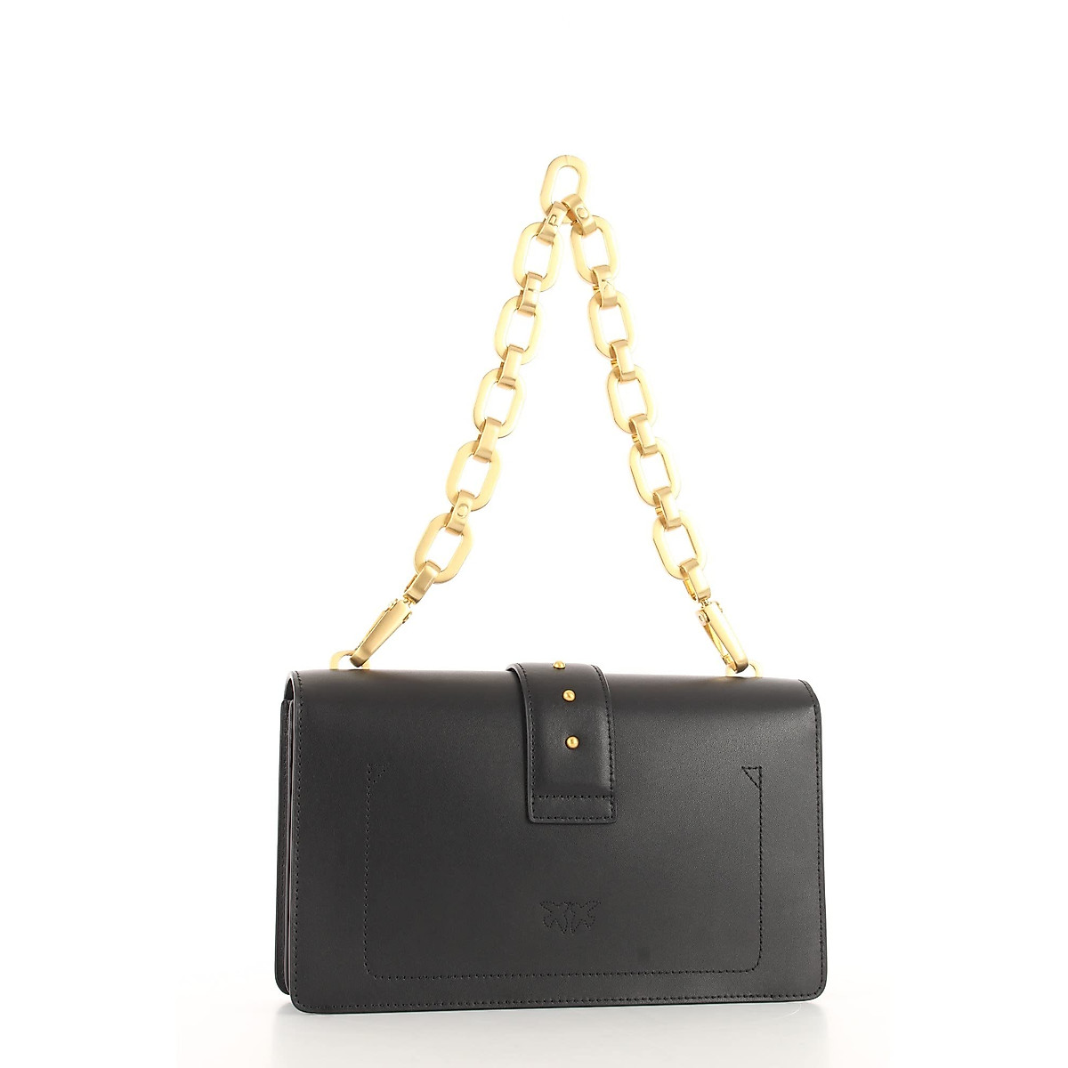 Pinko 1P22AN.Y7GK Z99 NERO LIMOUSINE Leather Goods Bag Woman, Black, Onesize