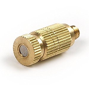 High Pressure 3/16" Threaded Outdoor Anti-drip Fogging Spray Head Misting System Nozzle, Orifice 0.3mm 10-Pack