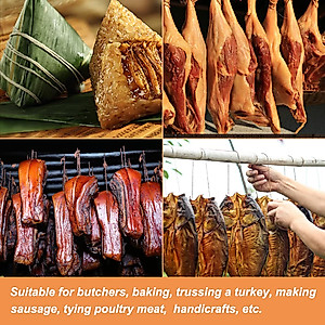 Vivifying Butchers Twine, 328 Feet 3Ply Cotton Bakers Twine, Food Safe Cooking String for Tying Meat, Making Sausage, Trussing Turkey, Roasting and Packing (Beige)