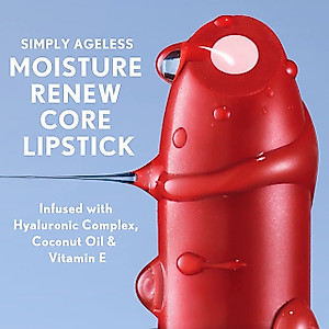 COVERGIRL Simply Ageless Moisture Renew Core Lipstick, Brilliant Coral, Pack of 1