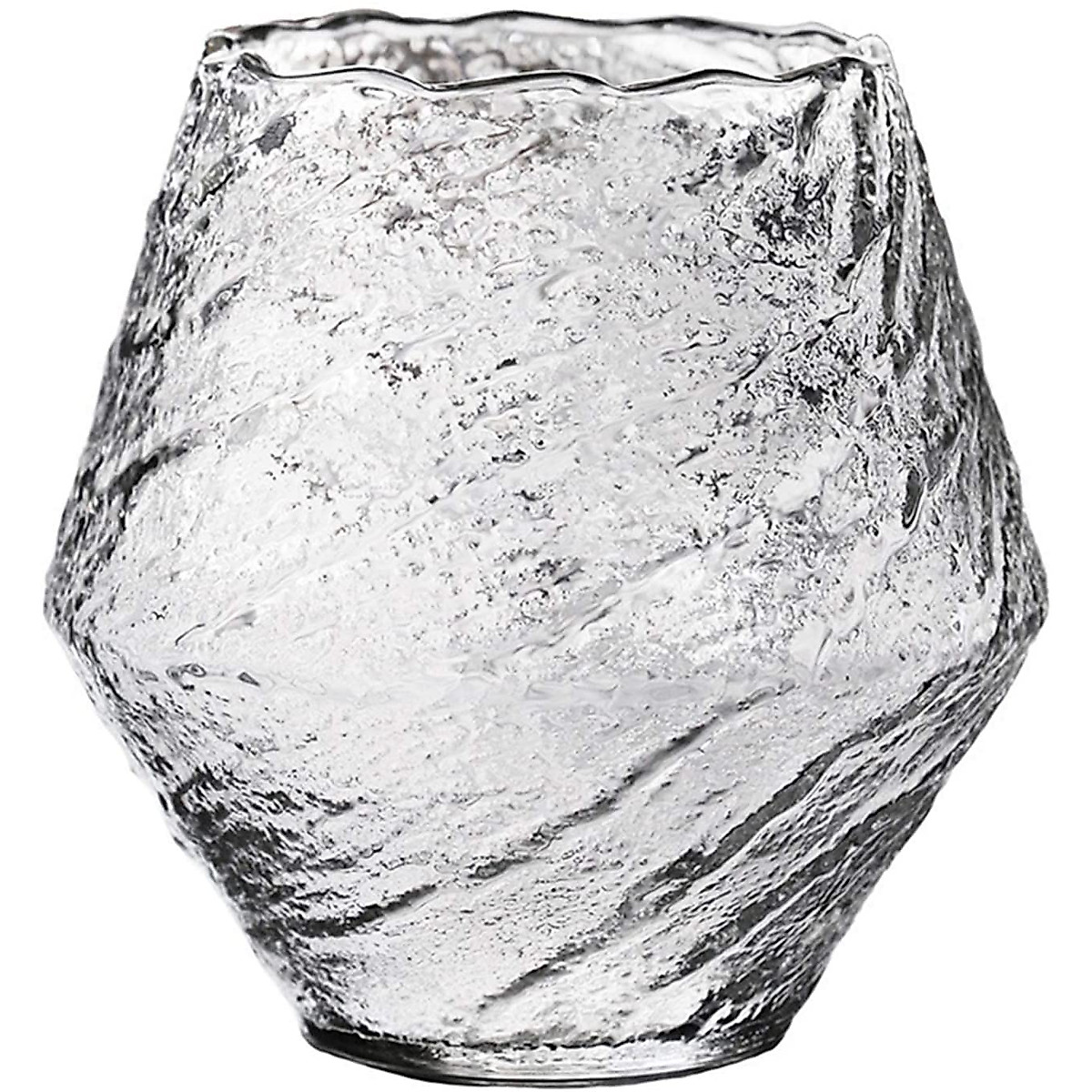 2 Pack Japanese Handmade Hammered Whiskey Glass Heat-resistant Juice Cup Liquor Whisky Crystal Wine Glasses Bar Tumblers for Drinking Bourbon, Scotch Whisky, Cocktails