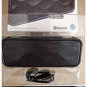 GEMS XL Wireless Bluetooth Speaker with Rechargeable Battery, Built-in Mic and Controls - Lavender