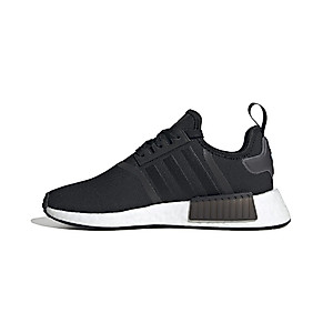 adidas Women's NMD_R1 Sneaker, Black/White/Blue Dawn, 6.5