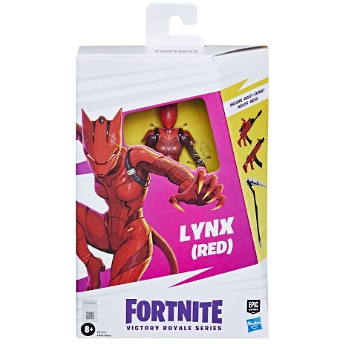 FORTNITE Victory Royale Series Lynx (Red) Collectible Action Figure with Accessories - Ages 8 and Up, 6-inch