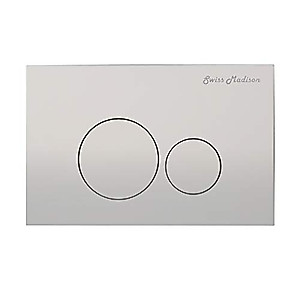 Swiss Madison Well Made Forever Swiss Madison SM-WC001 Dual-Flush Actuator Plate, Matte Chrome