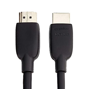 Amazon Basics High-Speed HDMI Cable (48Gbps, 8K/60Hz ) - 3 Feet, Black