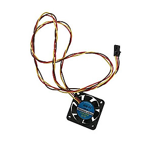 2-Pack 50000Hours Lifetime 3wires DC Fans DC 5V Cool Blower Fan Kit 4010 5015 Extruder Hotend Cooler Radiator Left Hotend Fan, Front Hotend Fan for Prusa i3 MK3 MK3S MK2/2.5 3D Printer