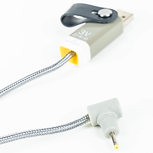 Title: MyVolts Revolt 2 x AAA Battery Eliminator Compatible with Teenage Engineering Pocket Operator Synth, with Ripcord USB Power Cable - Power from Any USB Port