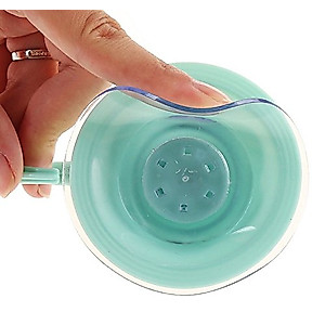 WOIWO Suction Cup Hooks,for Bathroom Kitchen Office Towel Key Coat Bag Clear Plastic Damage-Free Vacuum Suction Tile Hook Accessories 4PCS (Random Color)