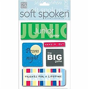Me & My Big Ideas Soft Spoken Themed Embellishments, Junior