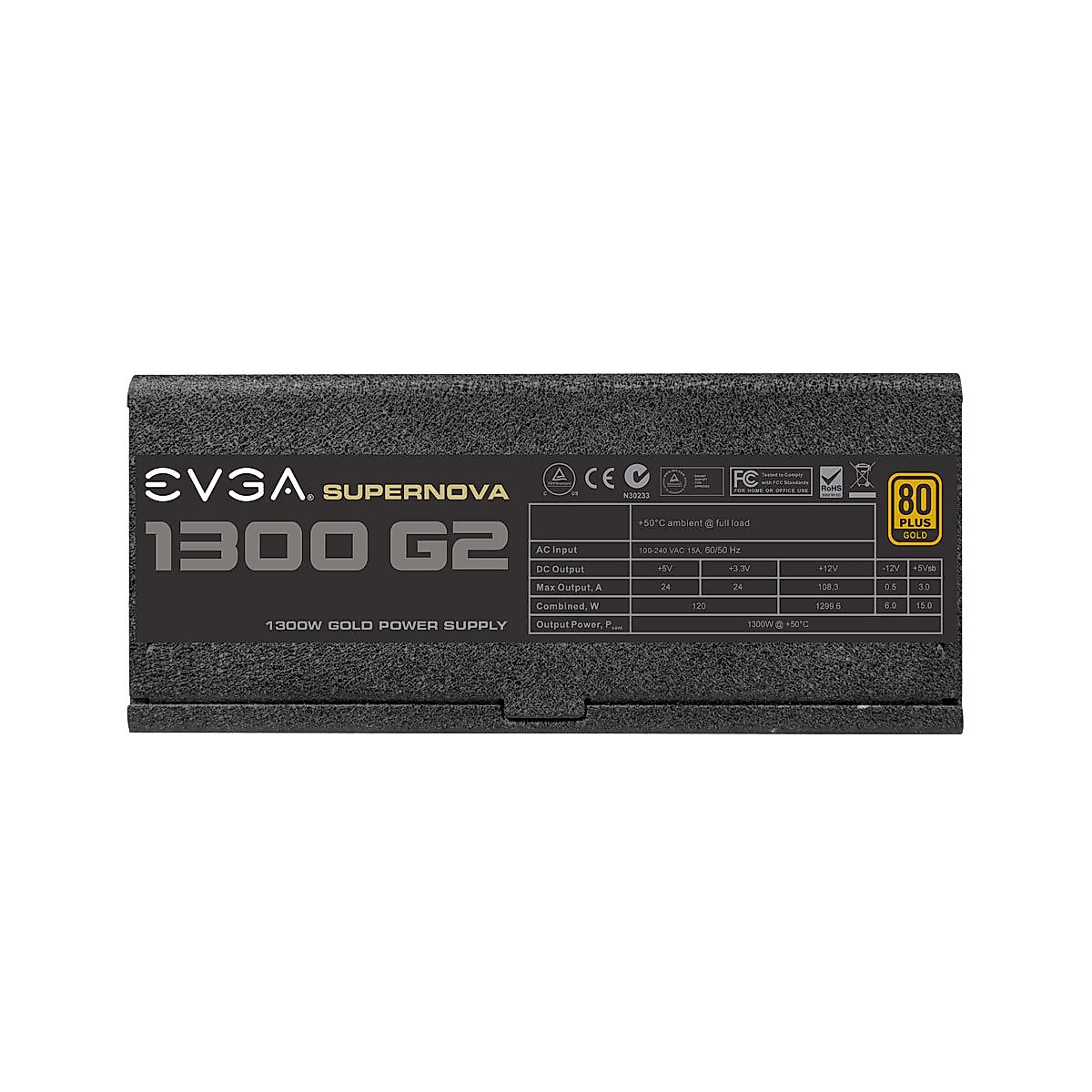 EVGA SuperNOVA 1300 G2 80+ GOLD, 1300W Fully Modular NVIDIA SLI and Crossfire Ready 10 Year Warranty Power Supply 120-G2-1300-XR