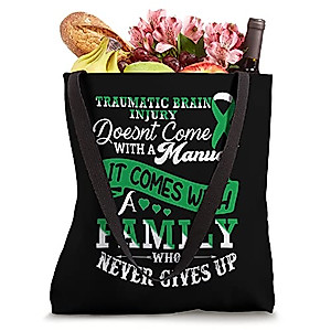 Traumatic Brain Injury Awareness Family Support Tote Bag