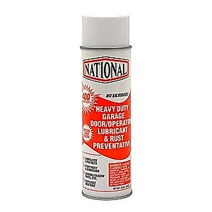 400-HD Orange National Heavy Duty Garage Door Operator Lubricant & Rust Preventative 15oz Aerosol Orange NO Silicones