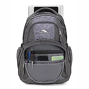 High Sierra Swerve Laptop Backpack, Slate/Woolly Weave, One Size