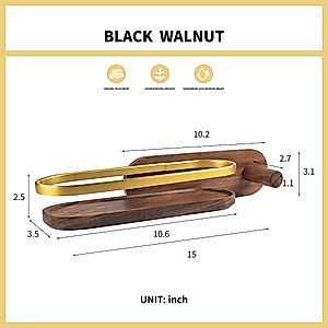 Hair Dryer Stand Holder for Dyson Supersonic, Magnetic Hair Dryer Display Rack Wood Bathroom Wall Mounted Organizer (C)