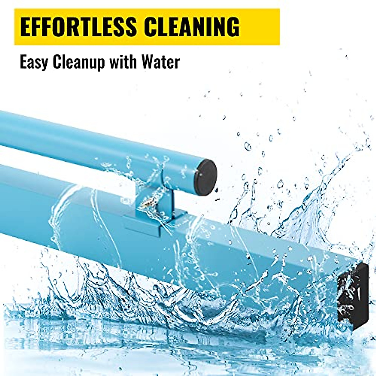 VEVOR Combo Concrete Screed, 48" Aluminum Screed Board, Concrete Screed Tool with Built-in Leveling Vial, Lightweight Concrete Screed Board with Comfortable Handle and Plastic Shovel for Construction