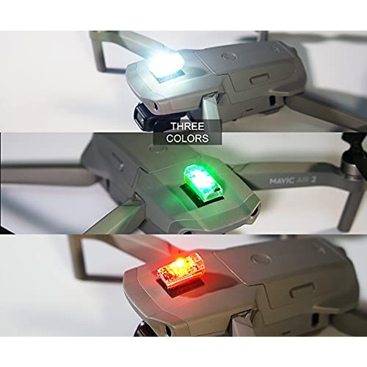VIFLY Drone Strobe Light, Anti Collision Light for FAA Drone Night Flying, Fits DJI Mini 3 Pro/Mini 2/Mini SE/Air 2S/Mavic Air 2/Mavic 3/Mavic 2 (1pc Pack)