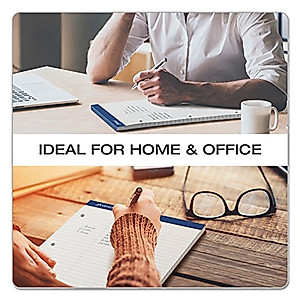 Ampad 20345 Double Sheets Pad, Law Rule, 8 1/2 x 11 3/4, White, 100 Sheets