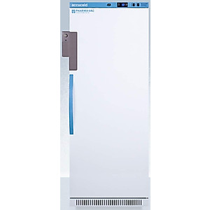 Summit Appliance ARS12PV Pharma-Vac Performance Series 12 Cu.Ft. Uprigth All-refrigerator for Vaccine Storage with Automatic Defrost, Factory-installed Lock, Digital Thermostat, White Cabinet
