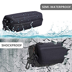 LTGEM Hard EVA Case for Safety Glasses Within Size 7.2 x 3.2 x 2.3- Travel Protective Carrying Storage Bag (Sale Case Only)