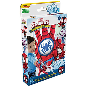 Spidey and His Amazing Friends Spidey Water Web Glove with Green Goblin Target, Marvel Preschool Water Toys, Kids Easter Gifts, Ages 3+