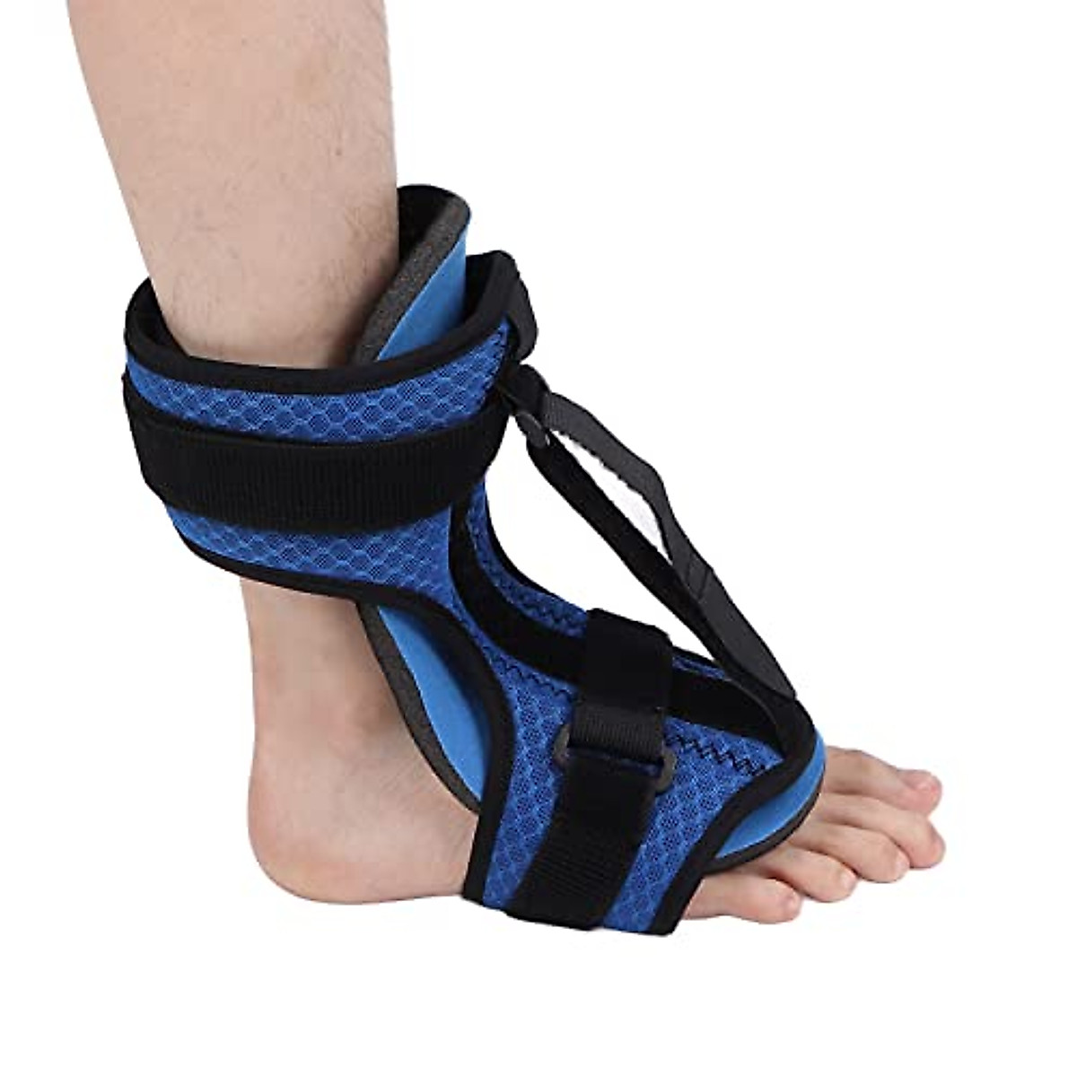 Fasciitis Night Splint, Foot Brace for Achilles Tendonitis Plantar Fasciitis Night Splint Kit Fast Pain Relief Spiky Massage Ball Foot Drop Foot Pain Fasciitis Relief Splints Stretching Strap